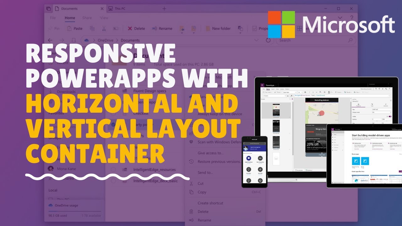 Power Apps Layout containers to make responsive Power Apps | Summit Bajracharya