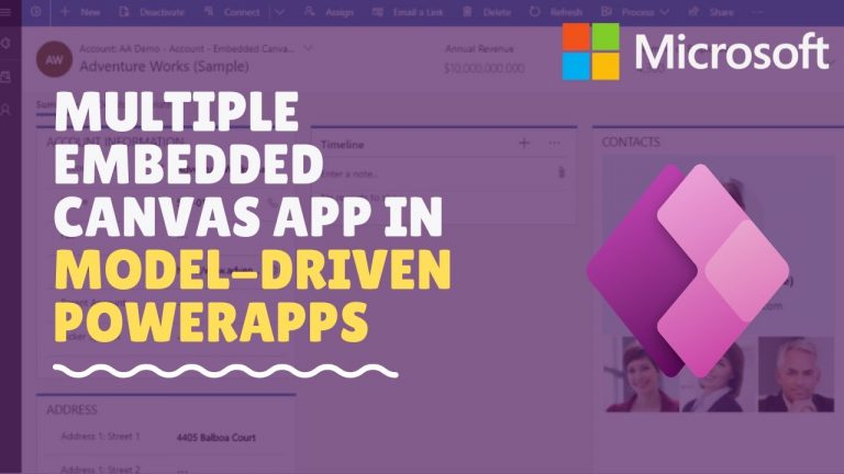 Multiple embedded canvas apps (more than three) in a form in Model ...
