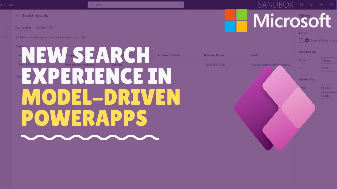 New search experience in PowerApps - Summit Bajracharya